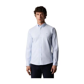 Brooks Brothers Homme, Chemises, Bleu, Taille: XL Chemise Oxford Coupe Slim Boutonn&eacute;e Non-Iron