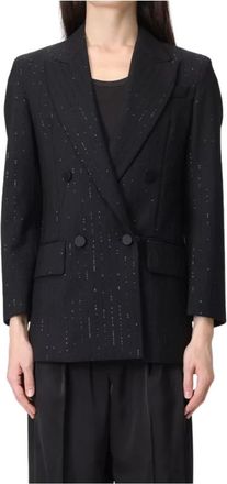 Max Mara Femme, Vestes, Noir, Taille: 40 FR Blazers