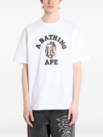 A Bathing Ape t-shirt à logo - Blanc