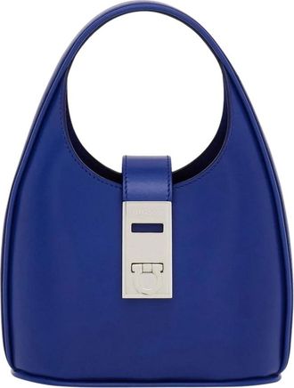 Ferragamo Femme, Sacs, Bleu, Taille: ONE Size Handbag