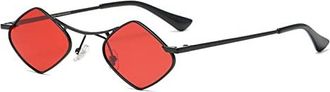 Generic Lunettes de soleil punk polarisées en métal design 2025 pour hommes et femmes, ombre de conduite de plage en plein air (couleur : A, taille : moyen)