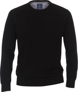 Redmond Herren Pullover mit Rundhals-Ausschnitt (500), Größe:3XL, Farbe:Schwarz(90)