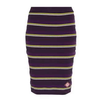 Casablanca Bleistiftrock mit Streifenmuster - - Skirts - Damen - Lila - S