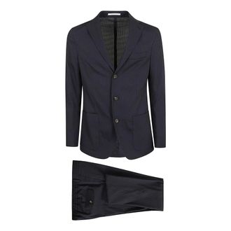 Eleventy Homme, Costumes, Bleu, Taille: L Costume crois&eacute;