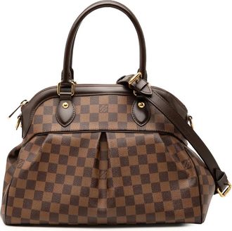 Louis Vuitton Hobo Bags - Damier Ebene Trevi PM - Gr. unisize - in Braun - f&uuml;r Damen