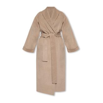 By Malene Birger Trullem Wollmantel - - Coats - Damen - Beige - L