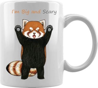 Generic Red Panda Keramikbecher Weißes Kaffee Tee Wasser Tasse Büro Home Ceramic White Mug Cup