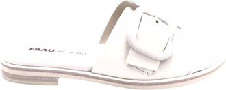 Frau Femme, Chaussures, Beige, Taille: 39 EU Leather Slipper