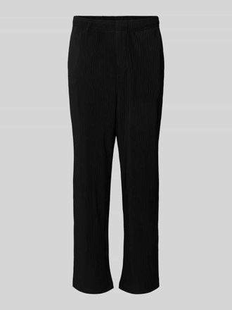 Jack & Jones Straight Leg Stoffhose mit Plisseefalten Modell KARL INTERLUDE