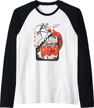 Disney Nightmare Before Weihnachten Boo Halloween Raglan