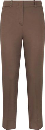 PESERICO Femme, Pantalons, Brun, Taille: 34 FR Pantalons