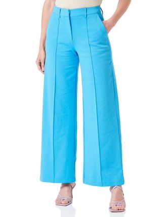 Ichi IHKATE SUS Office Wide PA Damen Hose Stoffhose mit Stretch gerader Schnitt, Größe:2XL, Farbe:Blithe (174336)