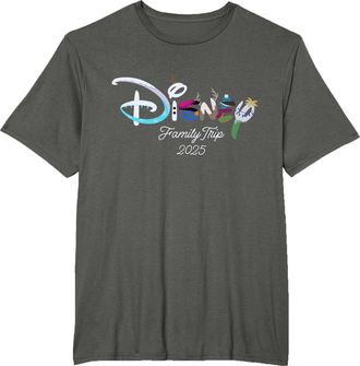 Disney Logo Frozen Elsa Anna Olaf Disney Family Trip 2025 T-Shirt