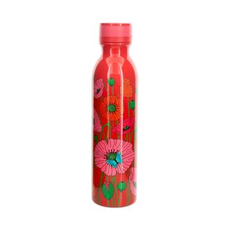 Pylones Keep Cool Bottle Thermosflasche, Mohnblumen