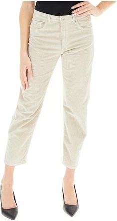 Seventy Femme, Pantalons, Beige, Taille: 40 FR Pantalon en velours