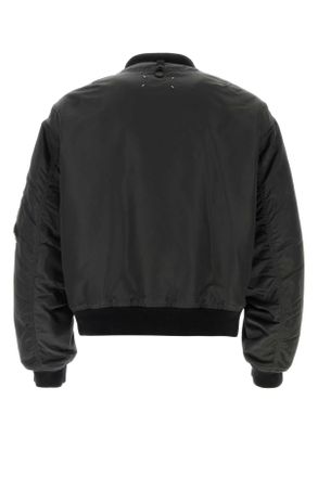 Maison Margiela Nylon Bomber Jacket - Gray