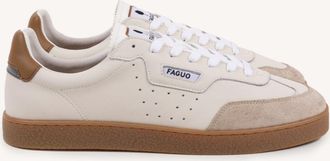 Faguo Baskets cr&egrave;me & camel su&egrave;de - LUMBO