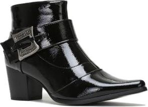 La Modeuse Bottines-Bottines à Talon en Simili Verni
