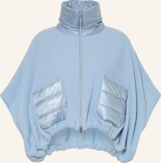 Herno Herno Cape Im Materialmix blau