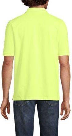 Lands End Komfort-Piqué-Polo mit Stretch, Classic Fit, Herren, Größe:48-50 regular, Gelb, Baumwolle/Elasthan, by Lands End