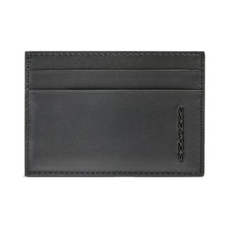 Piquadro Porte-cartes en cuir MagSafe avec 2 emplacements prot&eacute;g&eacute;s Rfid - Homme - Accessoires - Noir - Taille: ONE Size