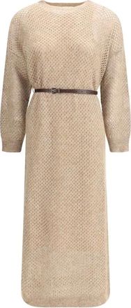 Brunello Cucinelli Damen, Kleider, Beige, XLGröße