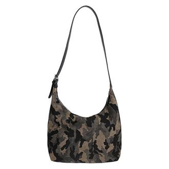 Generic Sac fourre-tout imprim&eacute; l&eacute;opard de grande capacit&eacute; pour femme, voyage, shopping et usage quotidien, kaki, 13.78x8.66x5.12inch