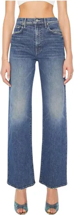 Mother Femme, Jeans, Bleu, Taille: W25 Wide Jeans