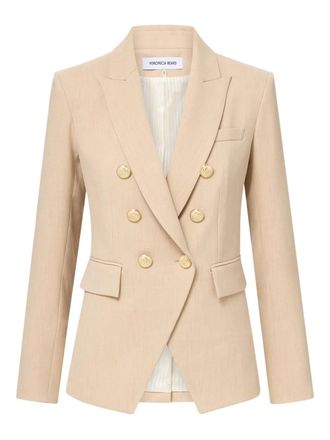 Veronica Beard blazer Miller à boutonnière croisée - Tons neutres