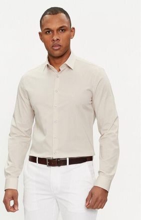 Calvin Klein Hemd K10K108229 Beige Slim Fit