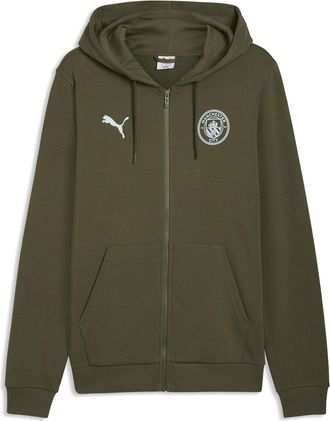 Puma Manchester City FtblCulture Kapuzenjacke Herren, Accessoires, Gr&uuml;n, XXL