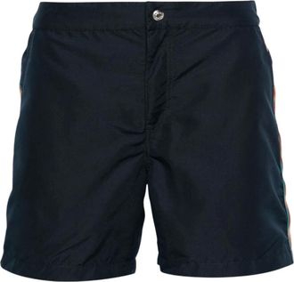 Paul Smith Homme, Maillots de bain, Bleu, Taille: L Signature Stripe Swim Shorts