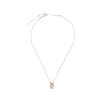 Yvmin Bear-pendant Mother-of-pearl Necklace