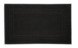 Kleine Wolke Frottier-Vorleger Lodge 3009926207, Ma&szlig;e 50 x 80 cm, Schwarz, 100% Baumwolle