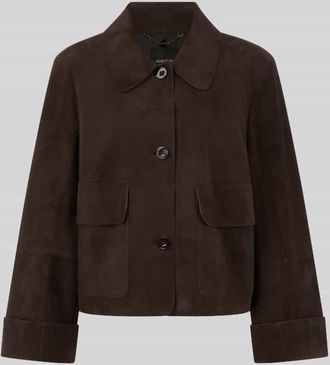 Marc Cain Regular Fit Lederjacke aus echtem Leder
