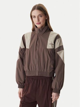 adidas Sweatshirt Blocked Washed KD8787 Braun Oversize