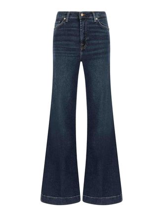 7 For All Mankind Schlagjeans - Blau