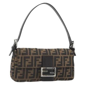 Fendi Pre-owned Zucca Canvas Shoulder Bag - - Pre-owned - Damen - Braun - ONE SIZE