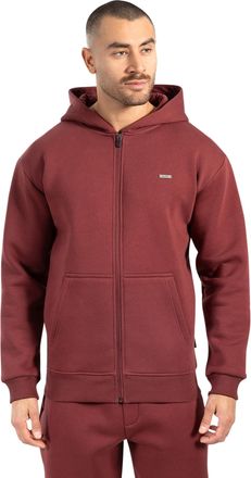 Smilodox Zip Hoodie Herren Ilyas, Strickjacke mit Logo auf der Brust, durchgehendem Frontzipper, weichem Stoff, Hoody Gerippter Bund f&uuml;r stabilen Sitz, ideal f