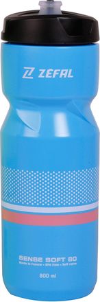 Zéfal Zefal Unisex - Erwachsene Sense M80 Trinkflasche, Cyan bl(pink/weiß), 800ml