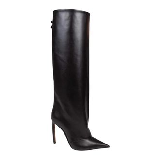 Dolce & Gabbana Devotion 105mm Kniehohe Stiefel - - Shoes - Damen - Schwarzk - 39 EU