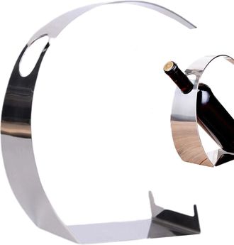 Generico Tischweinregale - Edelstahl modern und stilvoll | Weinständer für Tisch, zur Aufbewahrung im Wohnzimmer, Esszimmer, Unterhaltung, Küche, Sammlung, Bar