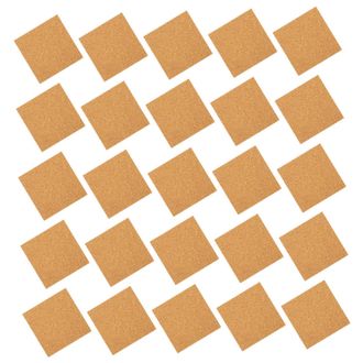 DOITOOL 60 Selbstklebende Quadratische Korkuntersetzer 100X100X1Mm Korkgleiter f&uuml;r M&ouml;bel Ger&auml;uschd&auml;mpfend Selbstgemacht Bastelplatten und M&ouml;belschutz