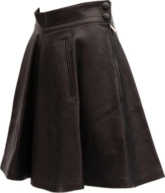 Valentino Garavani Womens Midi Black Skirt