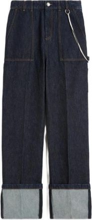 Max Mara Femme, Jeans, Bleu, Taille: 38 FR Onorata Wide Jeans