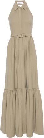 Self Portrait Pf25-001X-Bg Maxikleid - - Dresses - Damen - Gr&uuml;n - 4XS