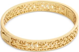 Coach patterned bangle - Gold