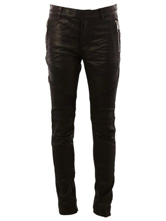 Balmain jean biker - Noir