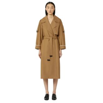 Max Mara Femme, Manteaux, Brun, Taille: 38 FR Mtcutrench Trench Coat