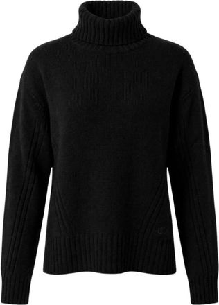 Liu Jo Pull &agrave; col roul&eacute; en laine - Femme - Pulls - Noir - Taille: 40 FR